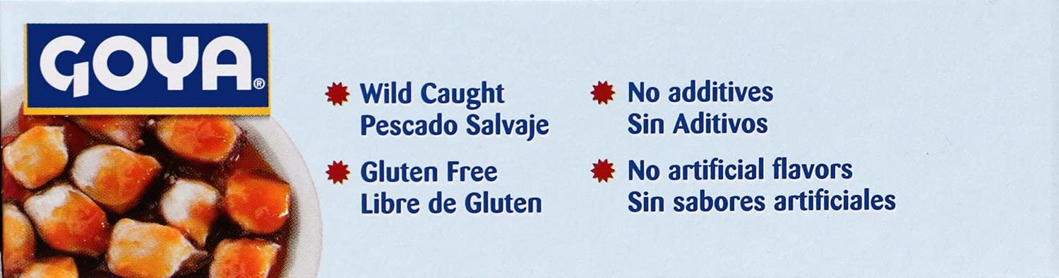 Goya Foods Octopus Style Squid Pieces in Marinara Sauce 4oz (Pack of 25 ...