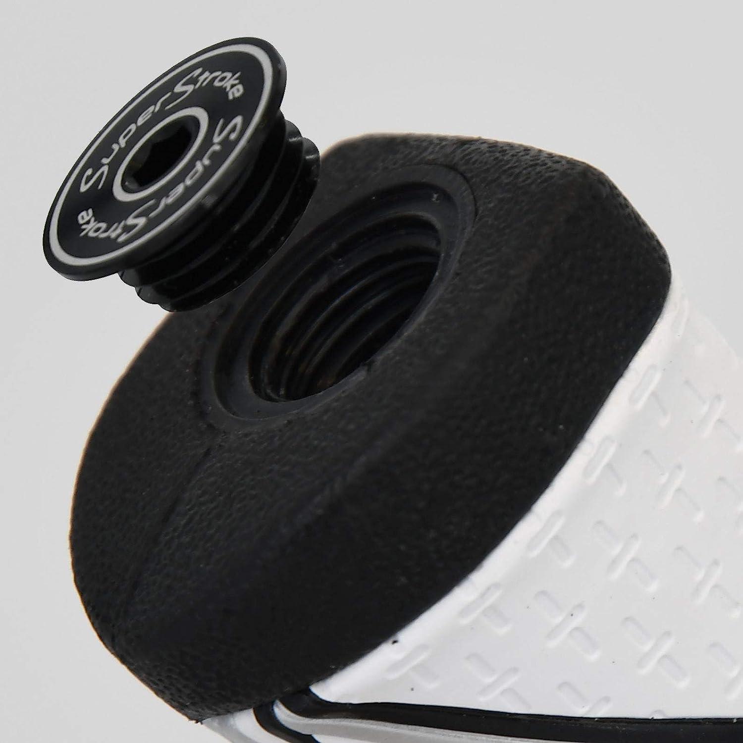 SuperStroke Traxion Flatso 2.0 Golf Putter Grip - Black/White ...