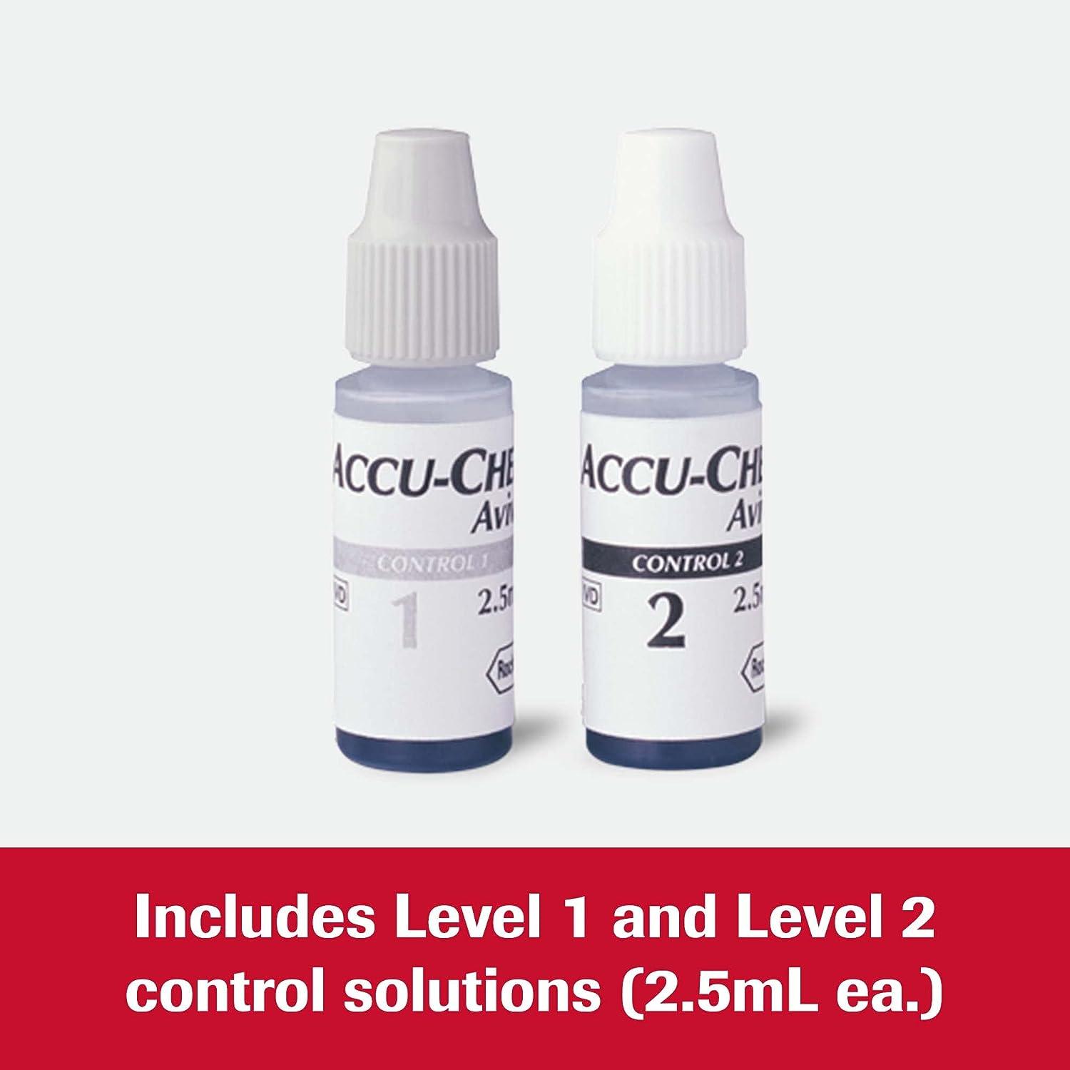 Accu-Chek Aviva Control Solution for Diabetic Blood Glucose Monitoring ...