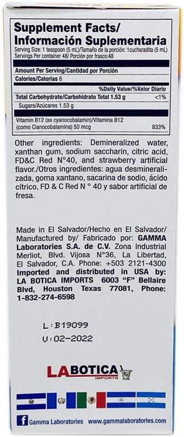 Neuro Vital B12 Energy Syrup - Boost Energy & Focus Naturally | Buy Now ...