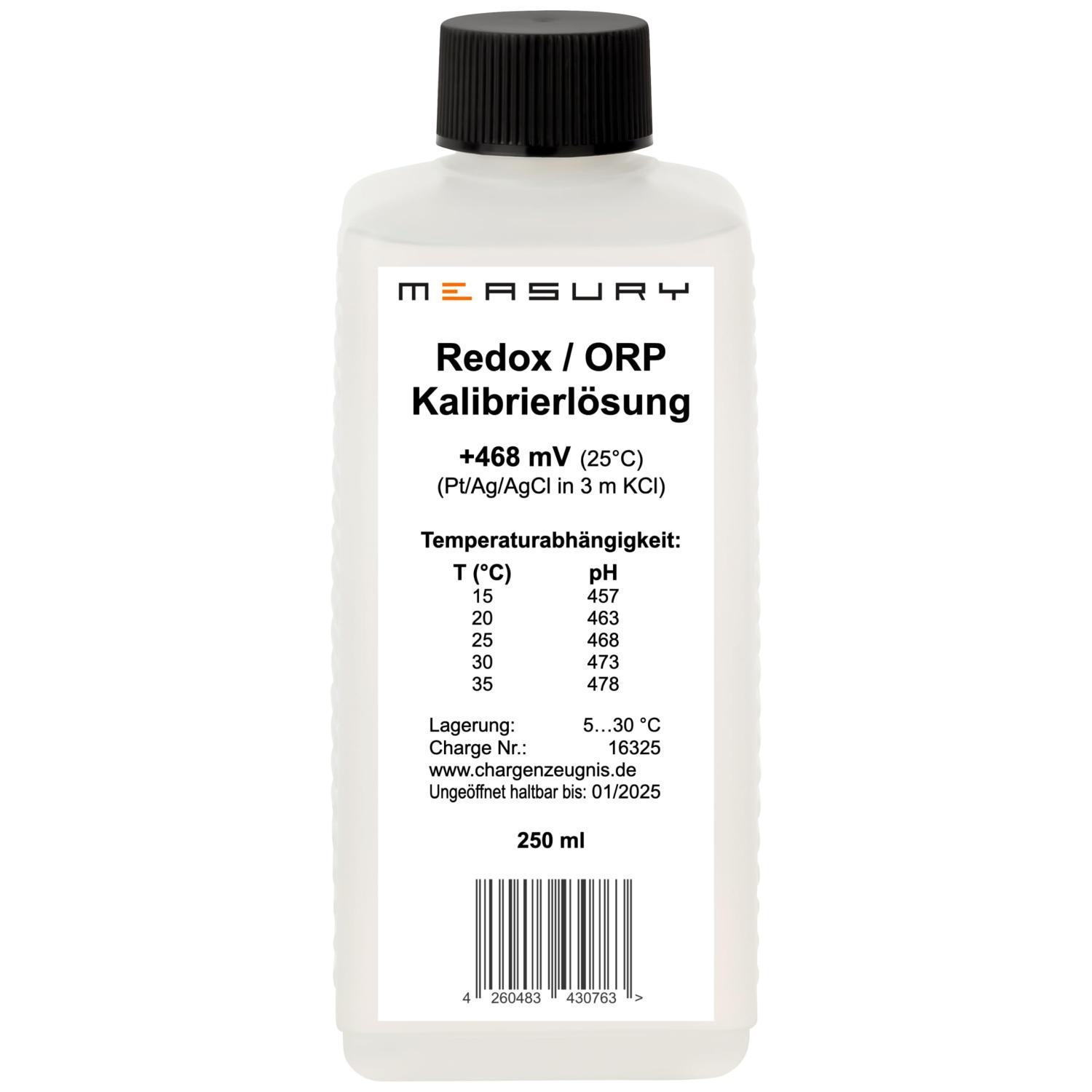 Redox ORP Calibration Solution 468mV - 250ml Buffer Liquid for Accurate ...