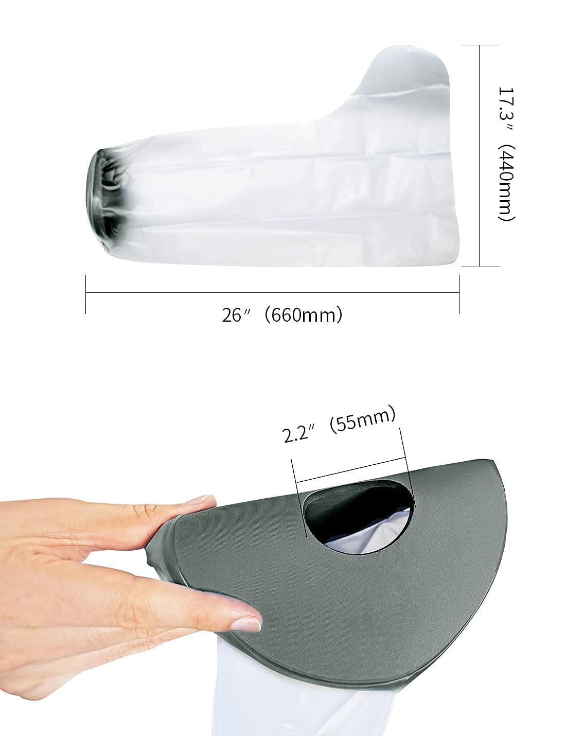 EVERCRYO Waterproof Adult Short Leg Cast Cover - Reusable Protector for ...