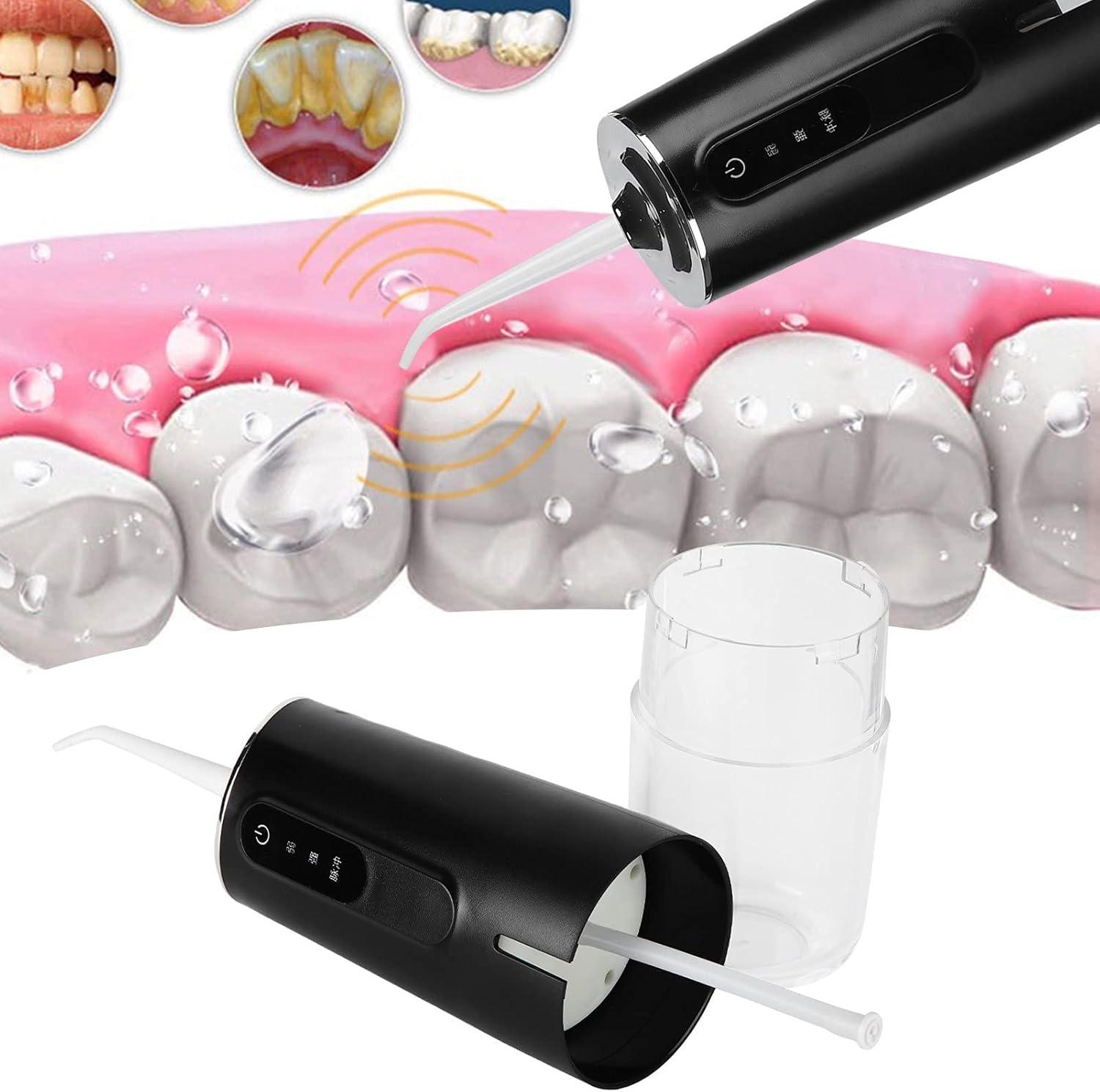 Portable Cordless Water Flosser - 3 Modes IPX7 Waterproof Child-Safe ...