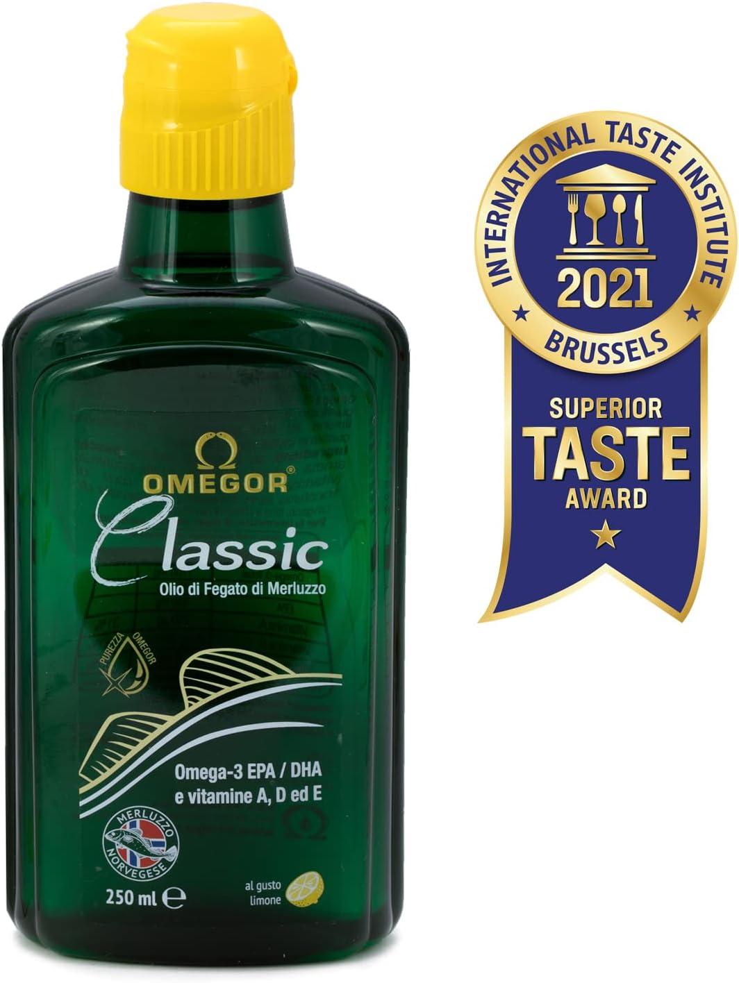 Omegor Classic Liquid Liver Oil | Rich in Omega-3 EPA & DHA | 250ml ...