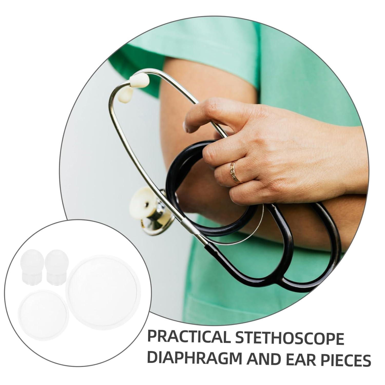 Stethoscope Ear Tips Replacement Kit - Universal Diaphragm ...