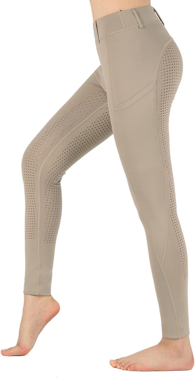 Beroy Girls Equestrian Breeches - Kids Full Seat Horse Riding Pants ...