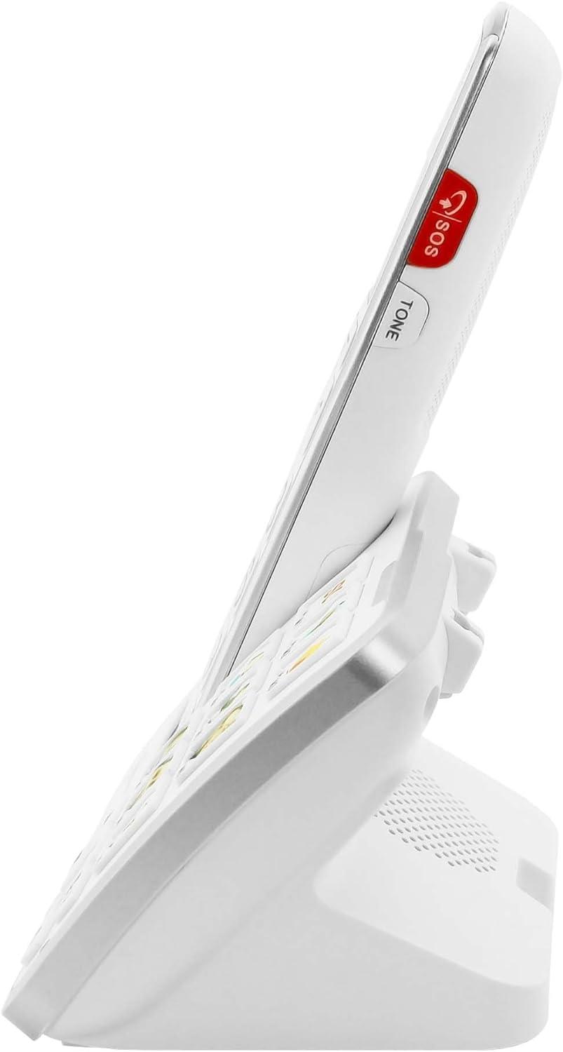 Geemarc Amplidect 595 Photo Twin Cordless Home Phone Set for Seniors - SOS Function, Large ...