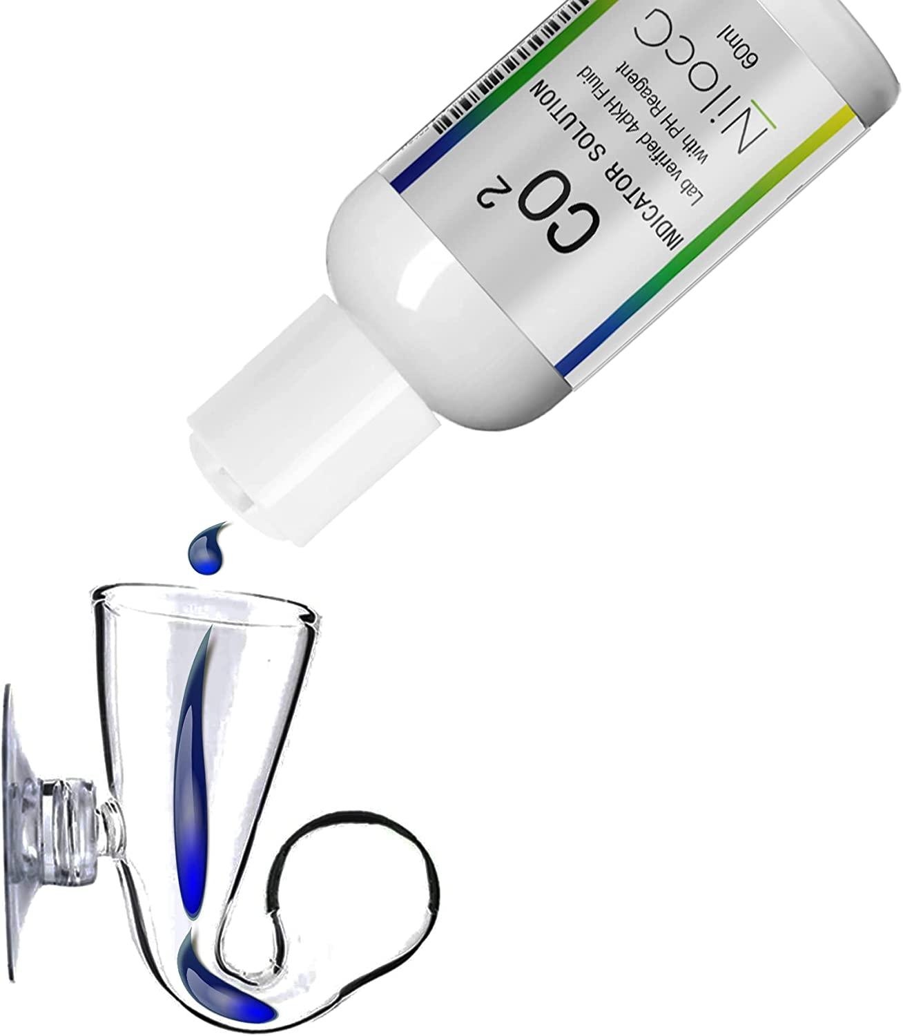NilocG Aquatics Co2 Drop Checker + Solution - Accurate Monitoring for ...