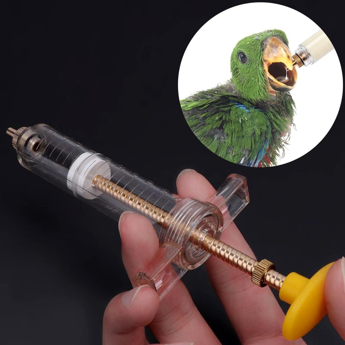 Bird Feeding Syringe Set Baby Birds Syringe Feeder Parrot Feeding ...