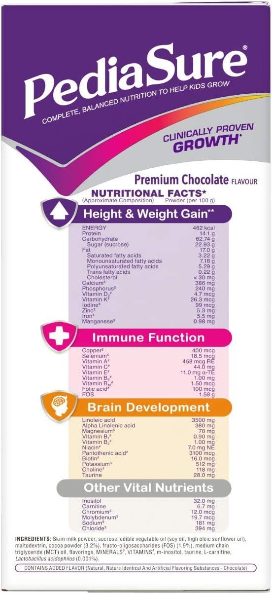 PediaSure Premium Chocolate 1Kg/35.2Oz Case for Kids 2-10 Years ...