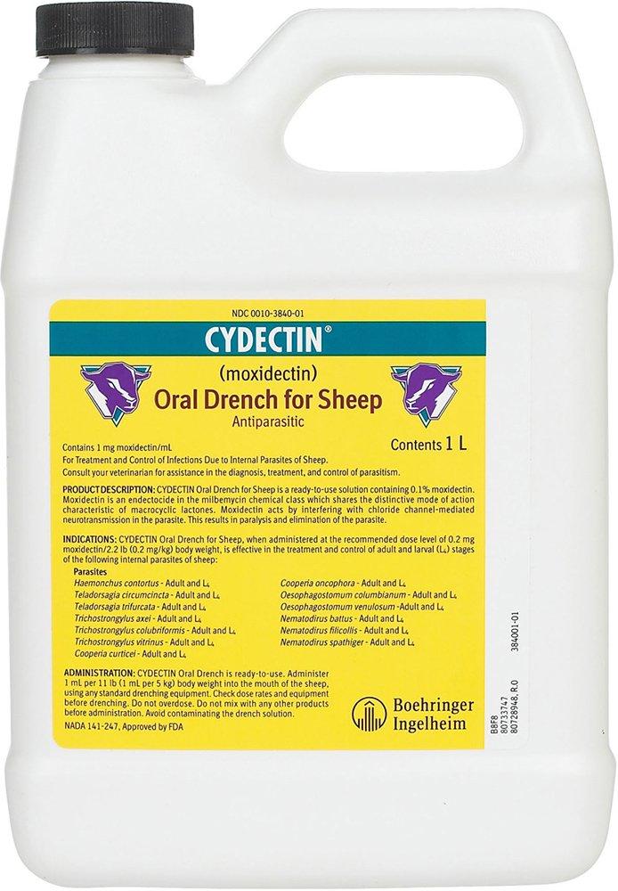 Bayer Cydectin 2368875 Oral Sheep Drench - Long-lasting Protection ...