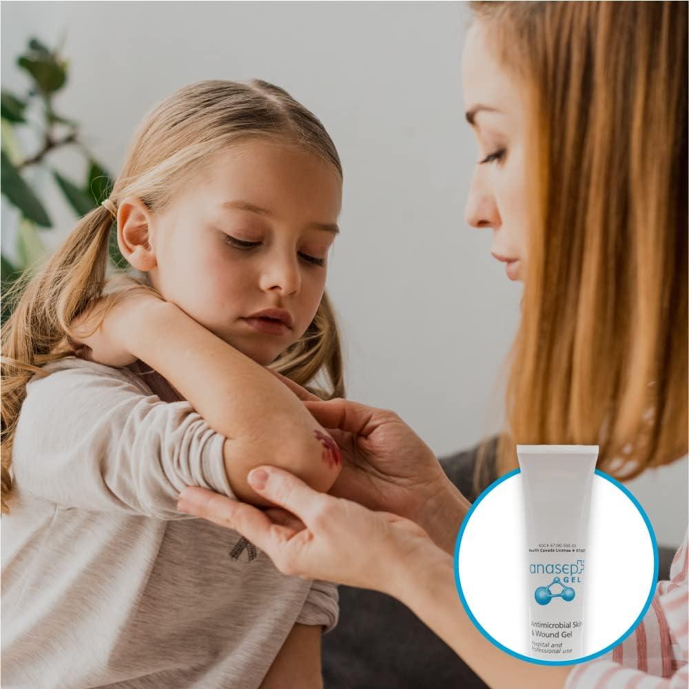 Anasept Antimicrobial Skin and Wound Gel 3 oz. Tube - Professional ...