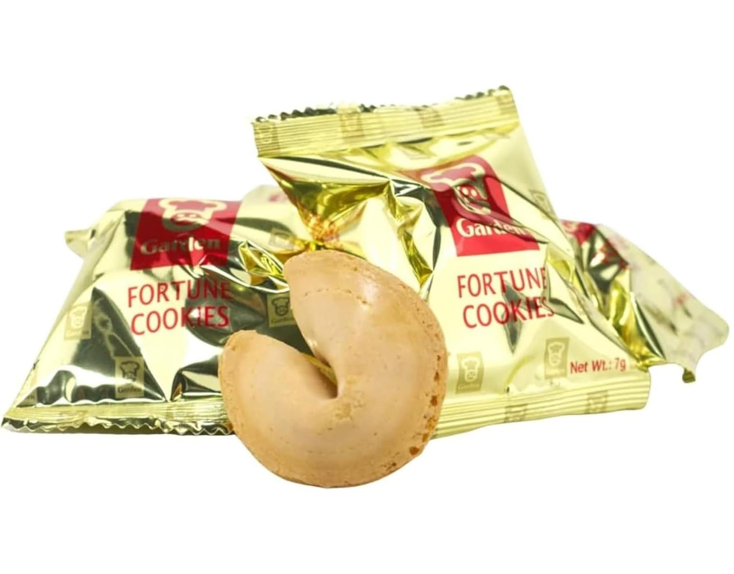 Garden Chinese Fortune Cookies 24 pack - Individually Wrapped Biscuits ...
