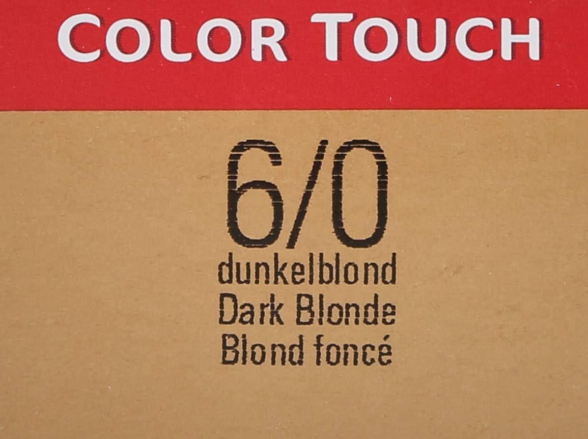 Wella Colour Touch Demi-Permanent Hair Colour 6/0 Dark Blonde 60ml ...