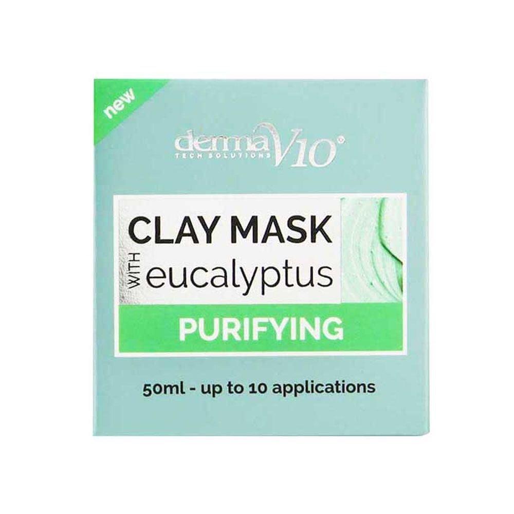 Derma V10 Clay Mask with Eucalyptus Purifying 50ml | Buy Now with ...