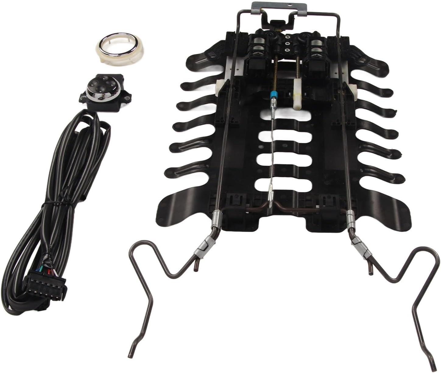 Ergonomic Car Backrest with Lordosis Support & Adjustable Electric Lift ...