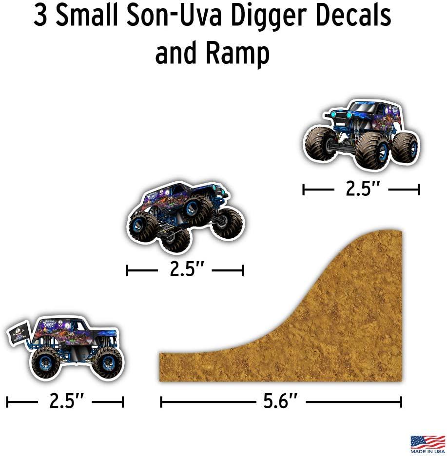 mini digger stickers