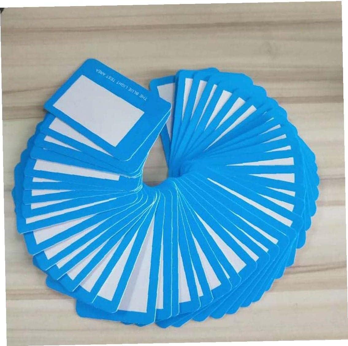 10pcs PVC Anti-Blue Light Test Card - UV Test Accessory for Glasses ...