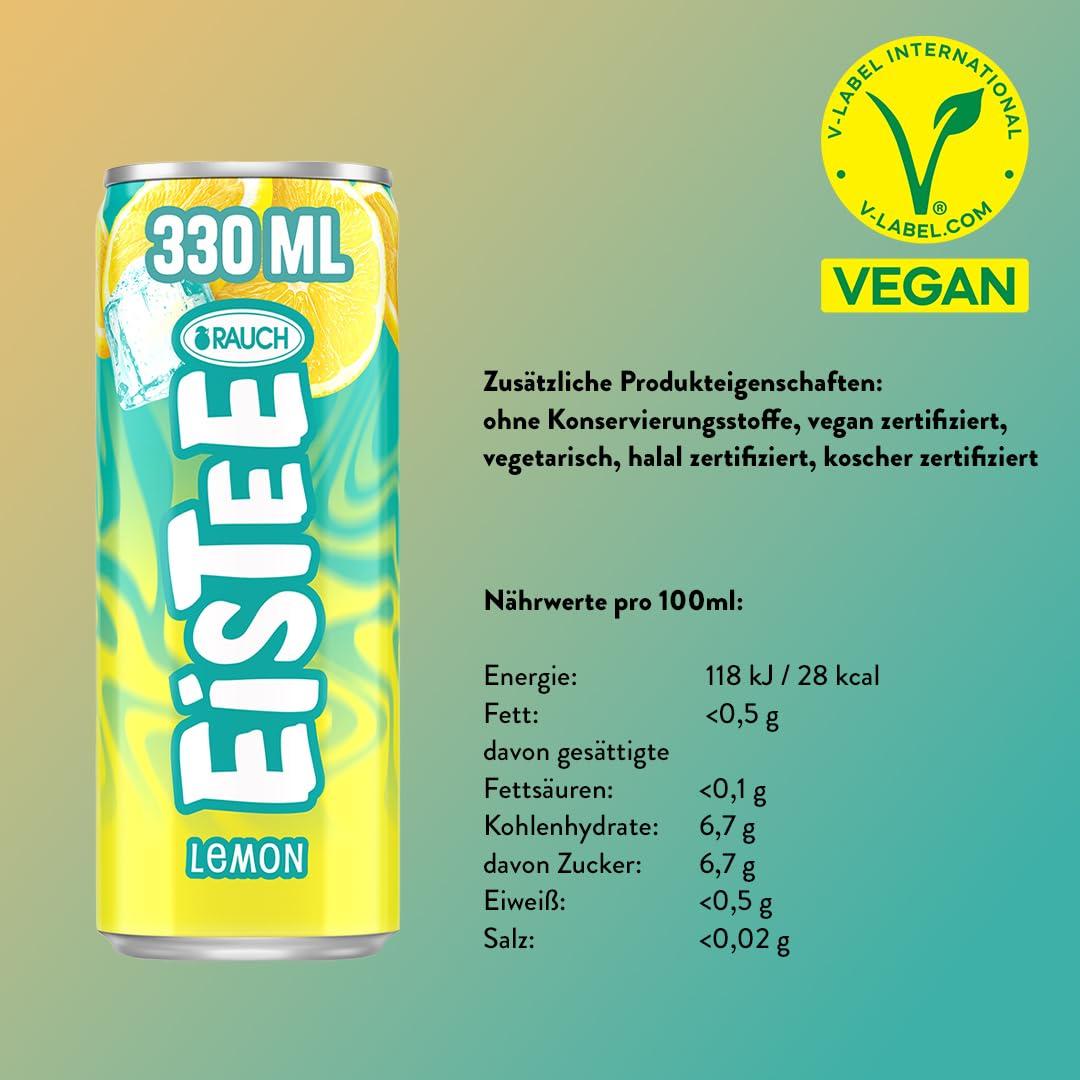 Smoke Iced Tea Lemon | Refreshing Ice Cream Tea with Rosehip | Invigorating Thirst Quencher ...