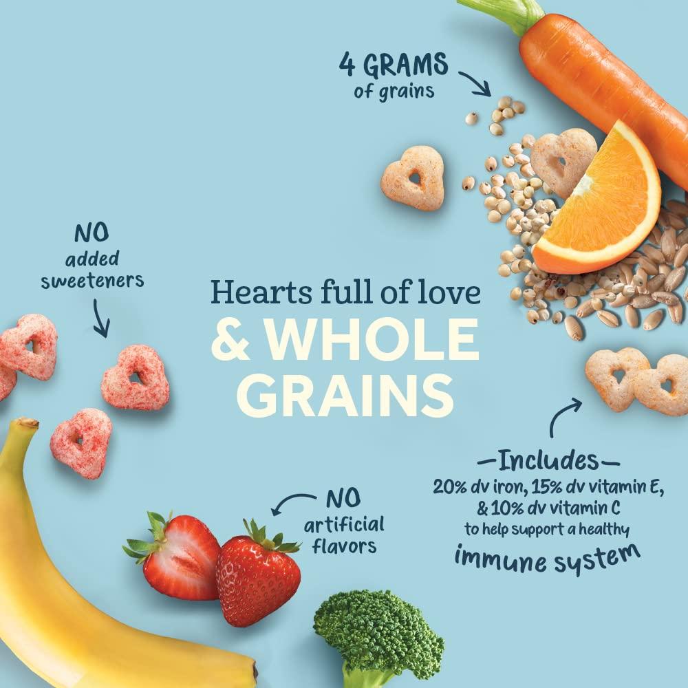 Gerber Baby Food Crawler Superfood Hearts Quinoa Strawberry Banana ...