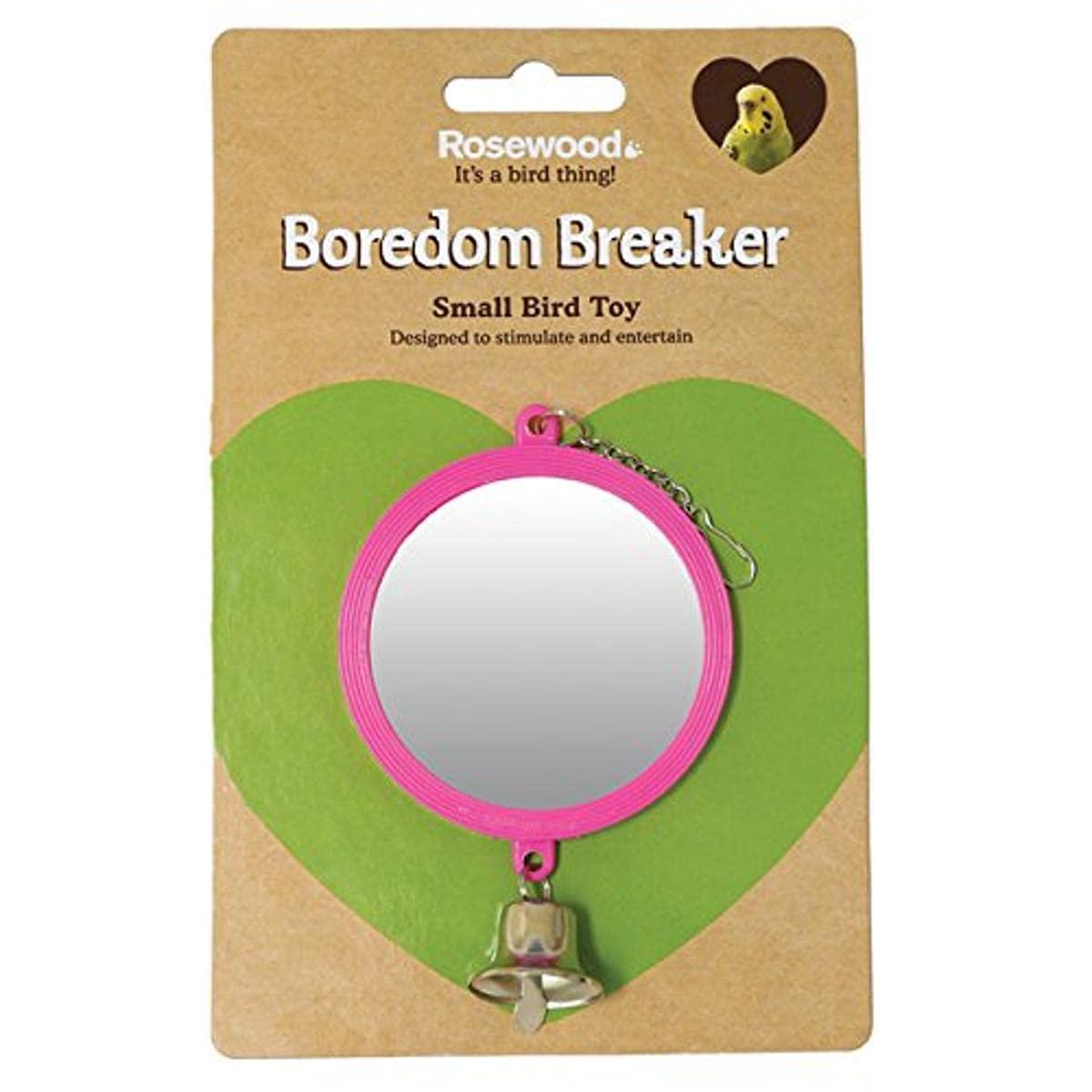 Boredom Breaker Bird Toy - Large Double Sided Mirror in Various Colors ...