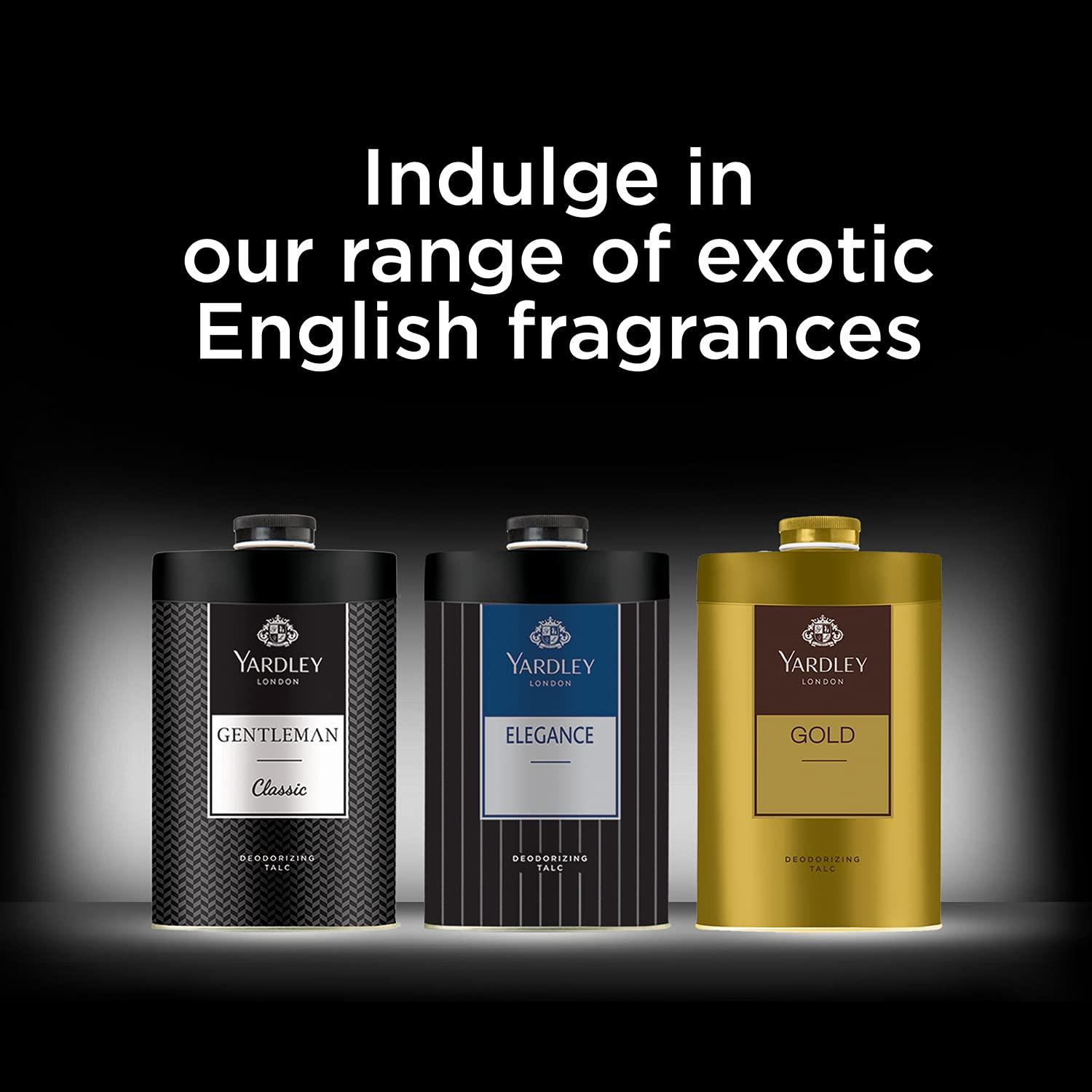 Yardley Gentleman Talcum Powder 8.8oz - Luxurious Men's Body Powder ...