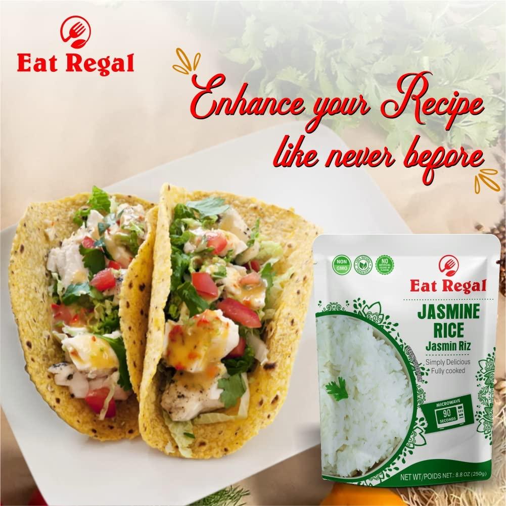 Regal Thai Jasmine Rice Hood & Tray - Ready to Eat in 90 Seconds ...