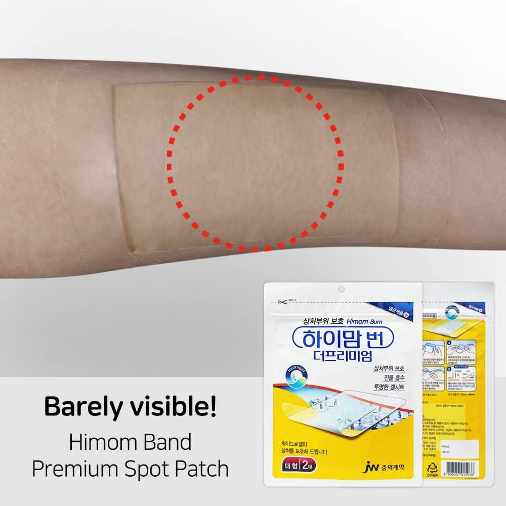 Himom Premium Korean Hydrogel Burn Band Patch for Burn Injuries - 2 ...