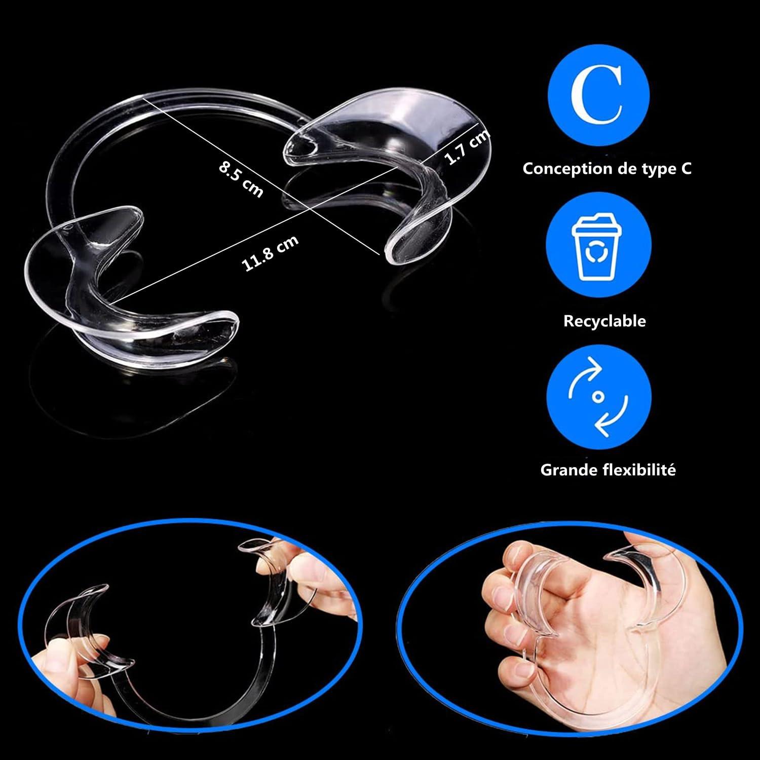 Latrate 12-Piece Disposable Dental C-Shape Openers | Extender Retractor ...