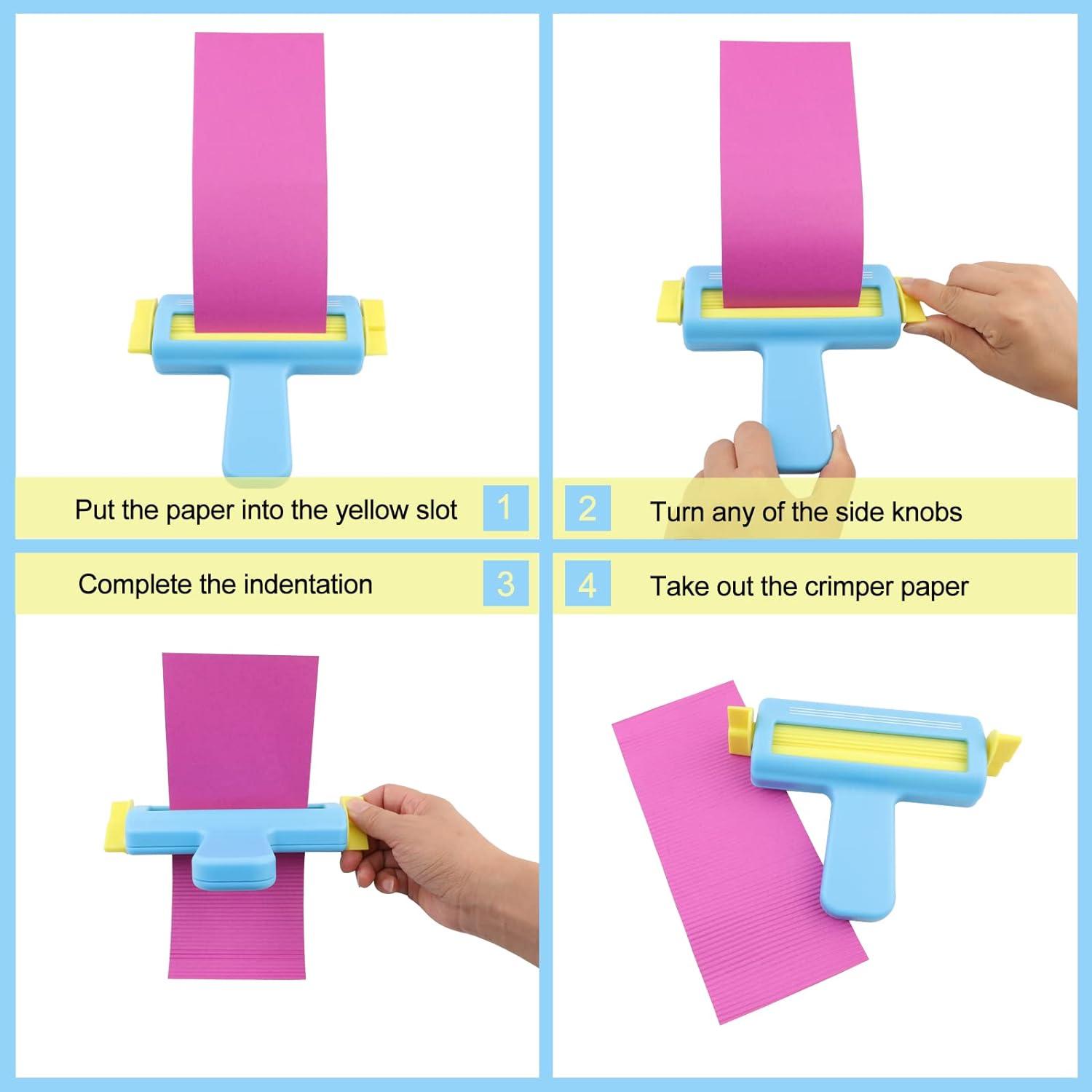 Wave Paper Crimper with Bone Folder Tool for DIY Crafts and ...