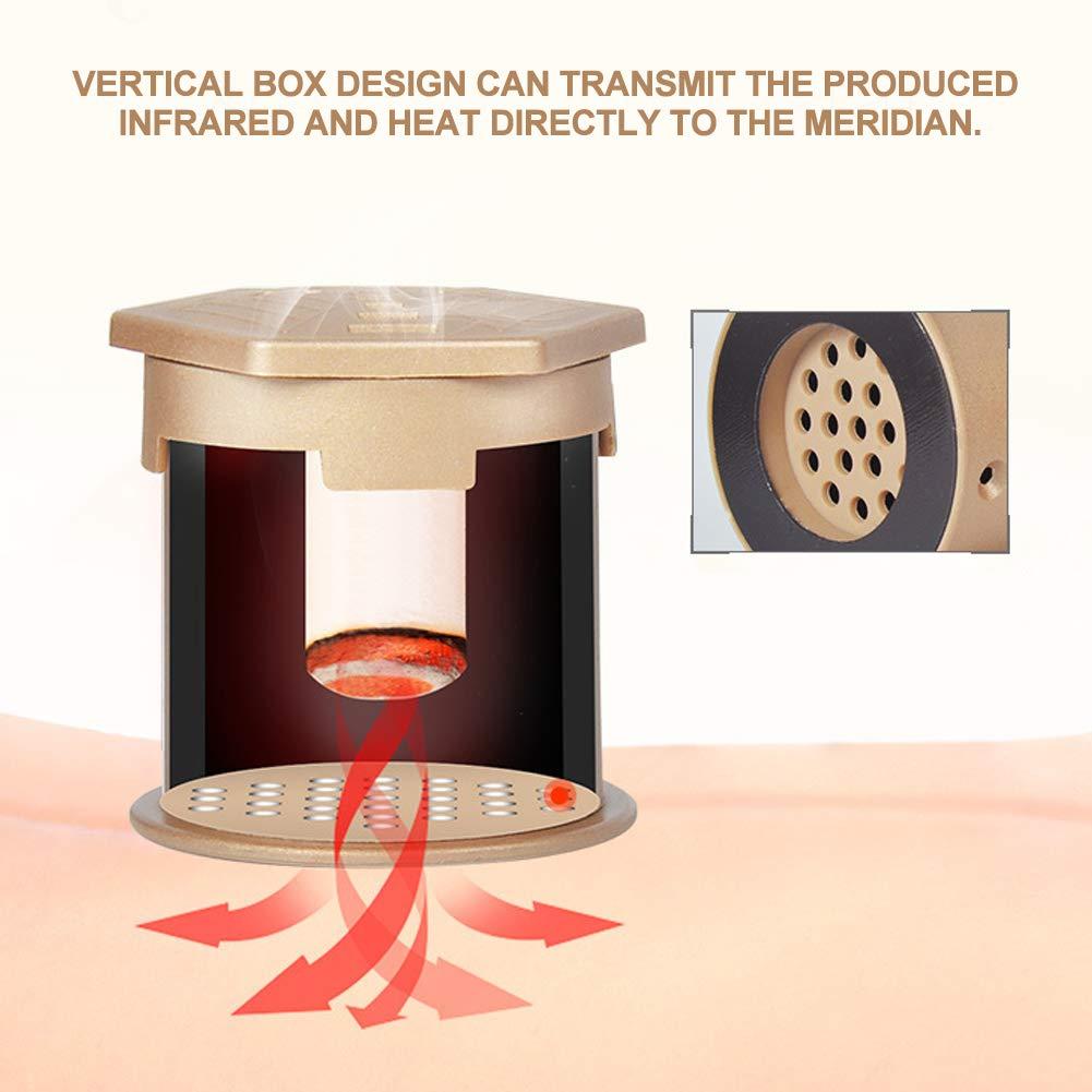Natudeco Portable Moxibustion Box - Home Acupuncture Moxa Roll ...