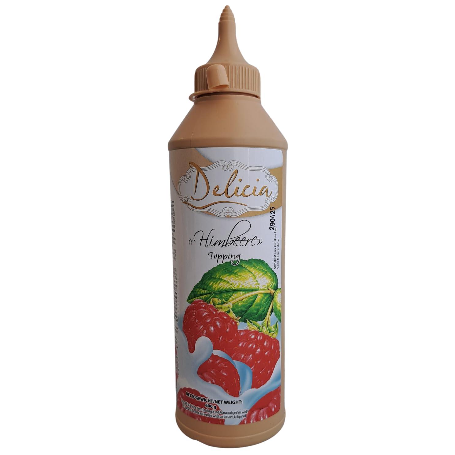 Raspberry Dessert Sauce | 600g Delicia Topping | Versatile & Seductive ...
