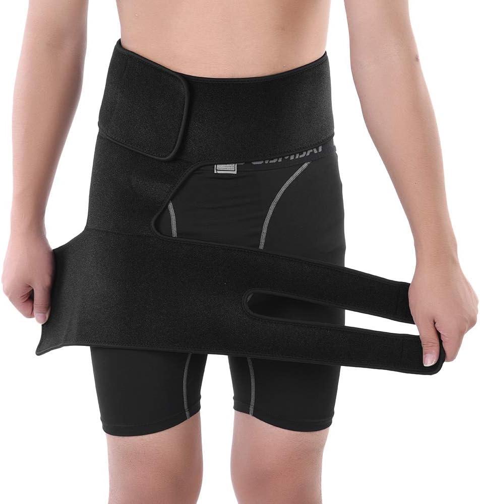 Adjustable Thigh & Hip Brace Support for Muscle Strain Prevention ...