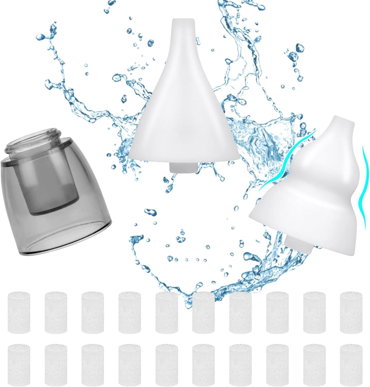 URAQT Baby Nasal Aspirator Accessories - 2 Silicone Tips, 1 Plastic Tip ...