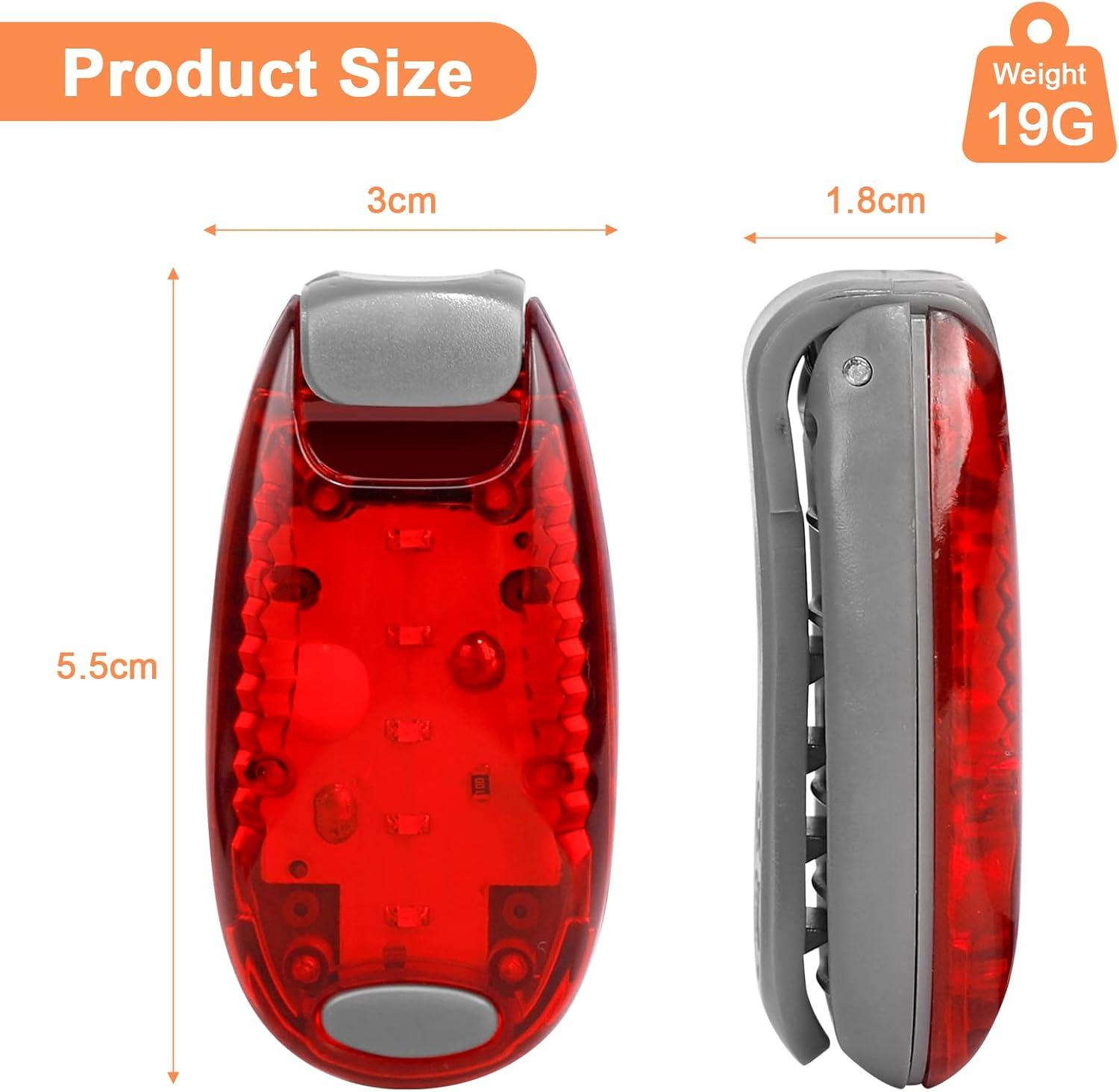 Sosayet LED Safety Light Set | Flashing Backpack & Stroller Lights for ...