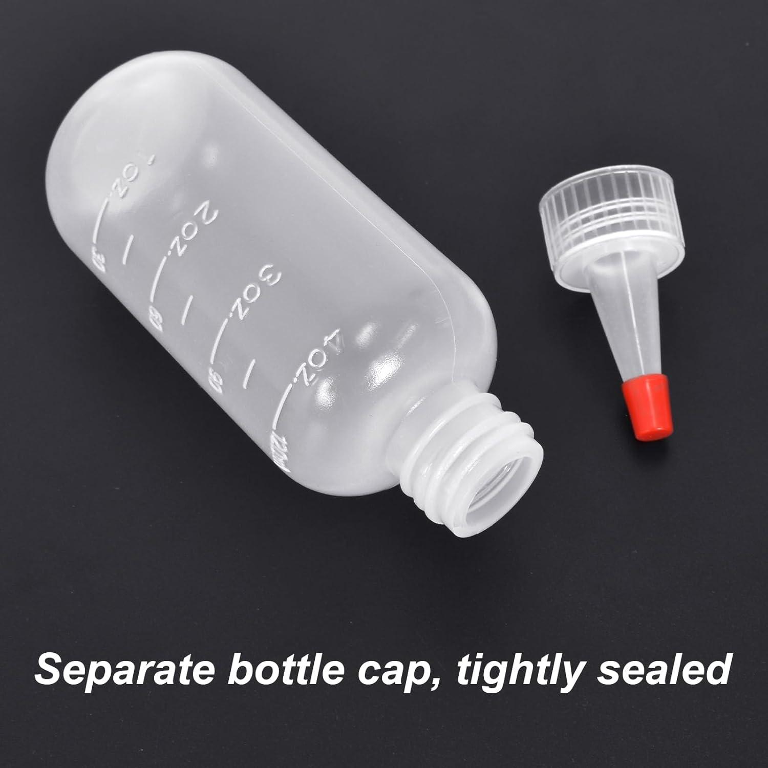 ZYFC 2 Pieces Applicator Bottle with Tip 4oz/120ml Squeeze Bottle with ...
