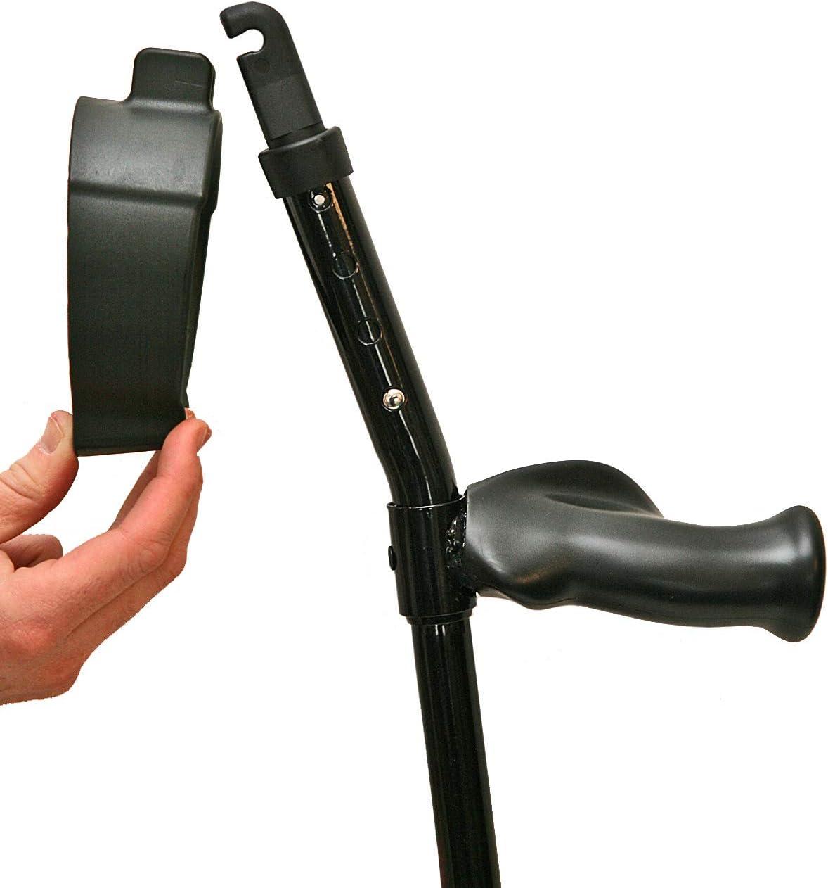 In-Motion Spring Assist Forearm Crutches, Tall Size (5'3 - 6'8 ...