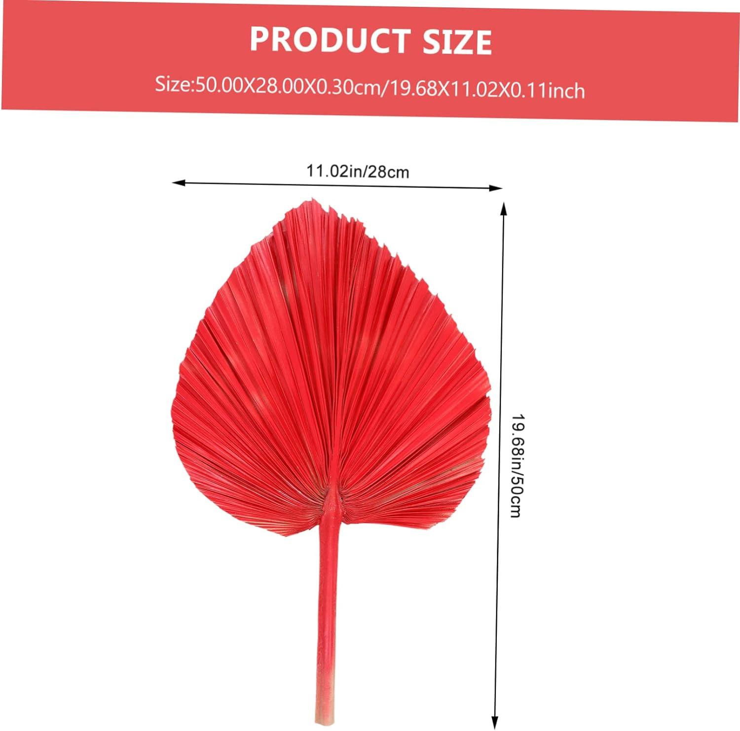 Alipis Simulated Cattail Fan Wedding Layout Palm Leaf Dried Palm Spears ...