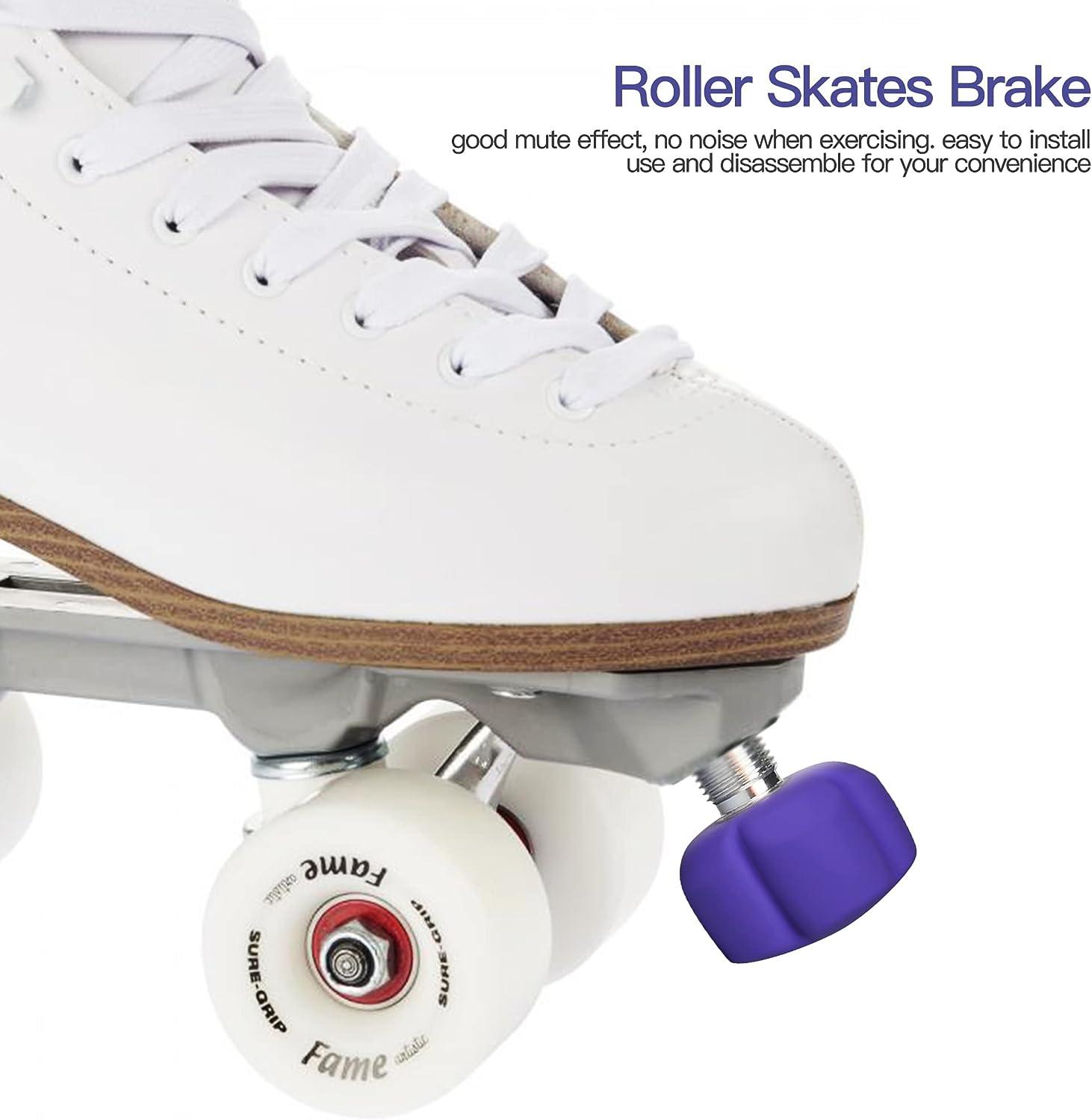 TUCANA Star Shape 85A Rubber Roller Skate Stopper | Adjustable Toe Stop ...