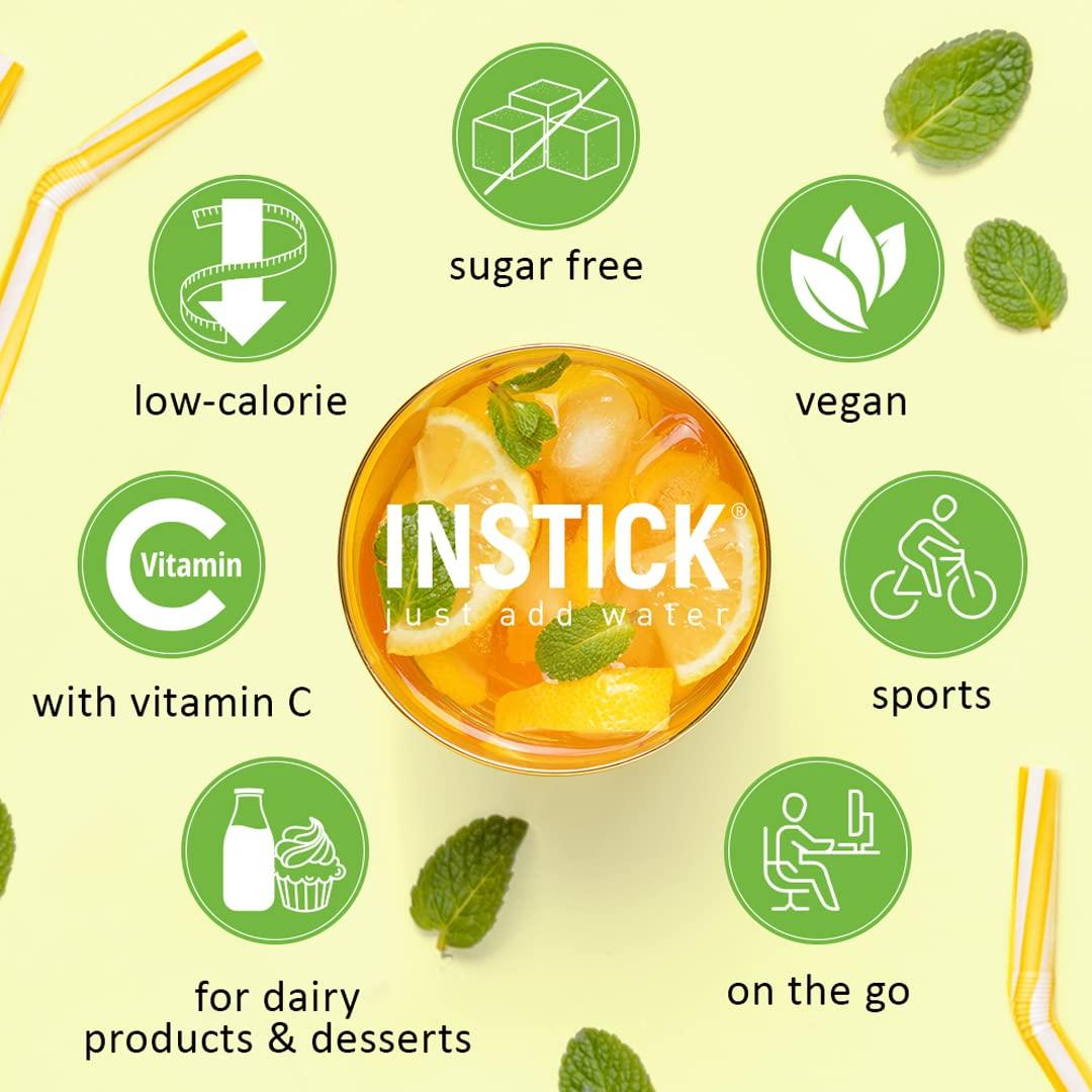 Intick Sugar-Free Iced Tea Powder - Mango & Maracuja | Vegan Low ...