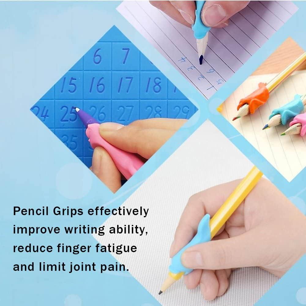 Soft Silicone Ergonomic Pencil Set for Kids - Posture Correction ...