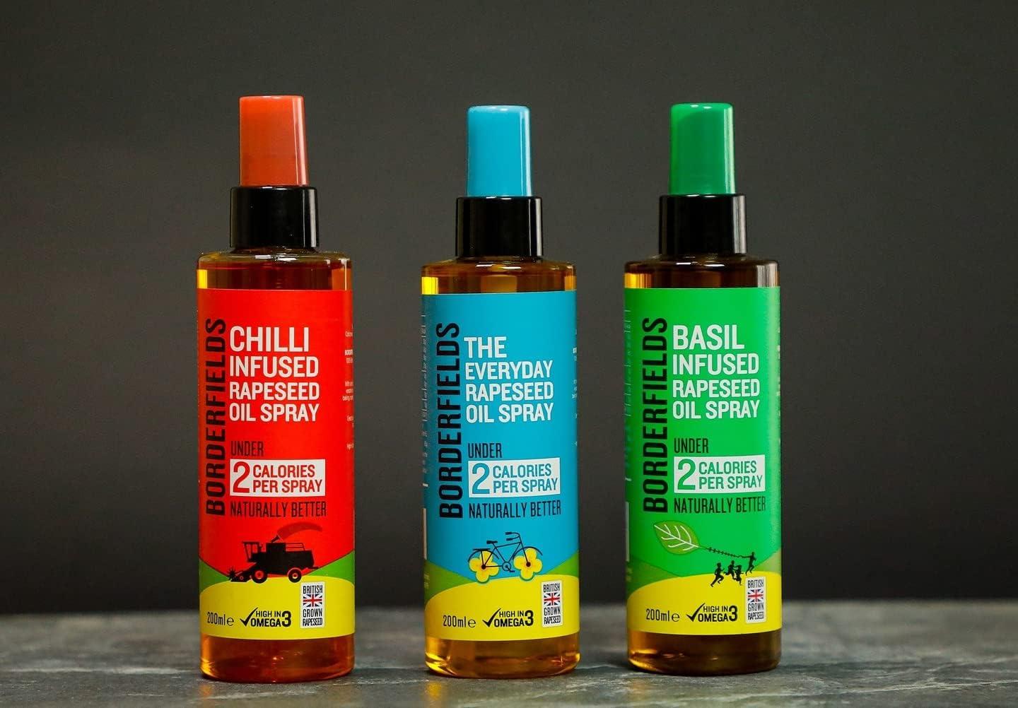 Borderfields Chilli Infused Rapeseed Oil Spray 200ml - Spicy Cooking ...
