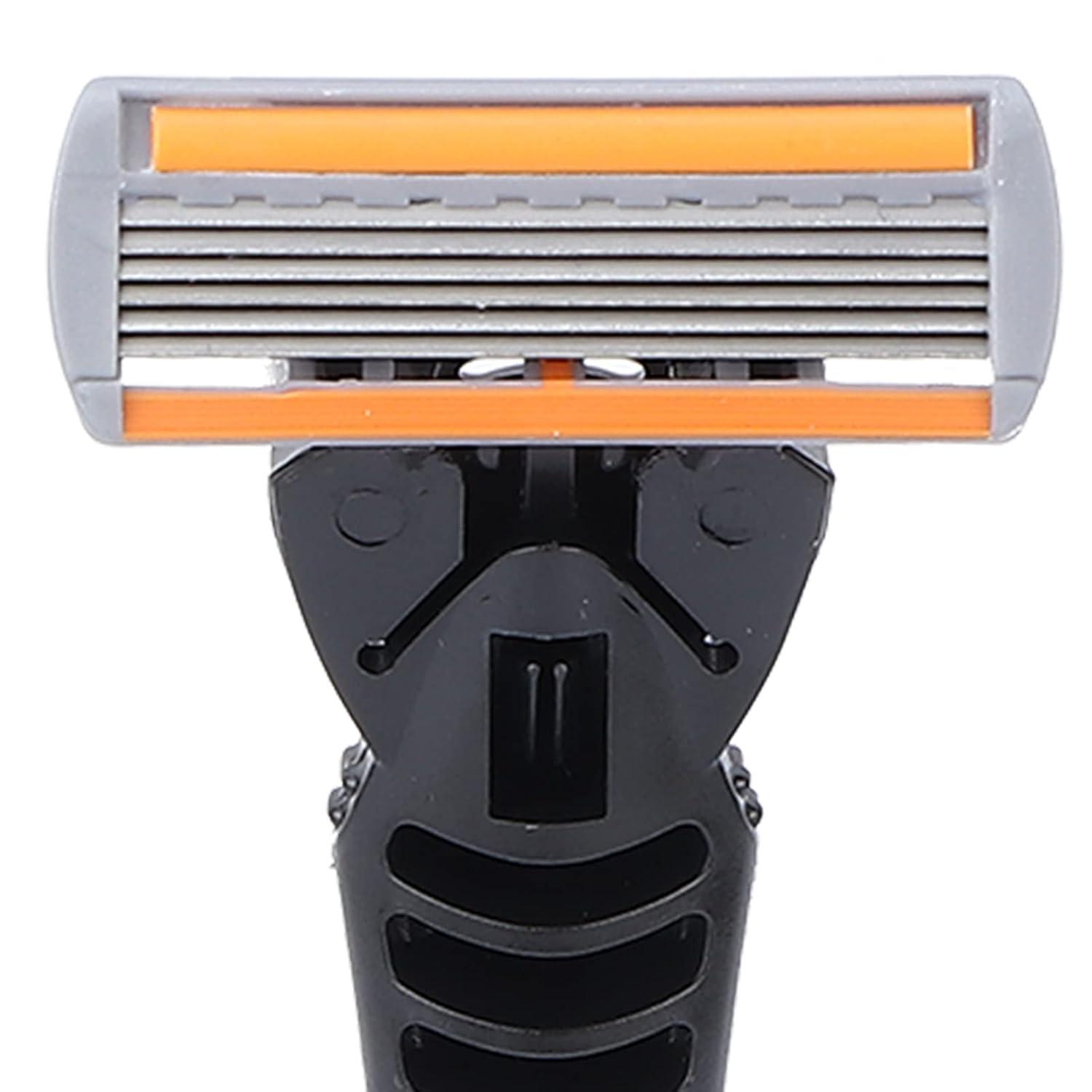 Vintage Six-Layer Safety Razor for Men | Portable Stainless Steel Razor ...