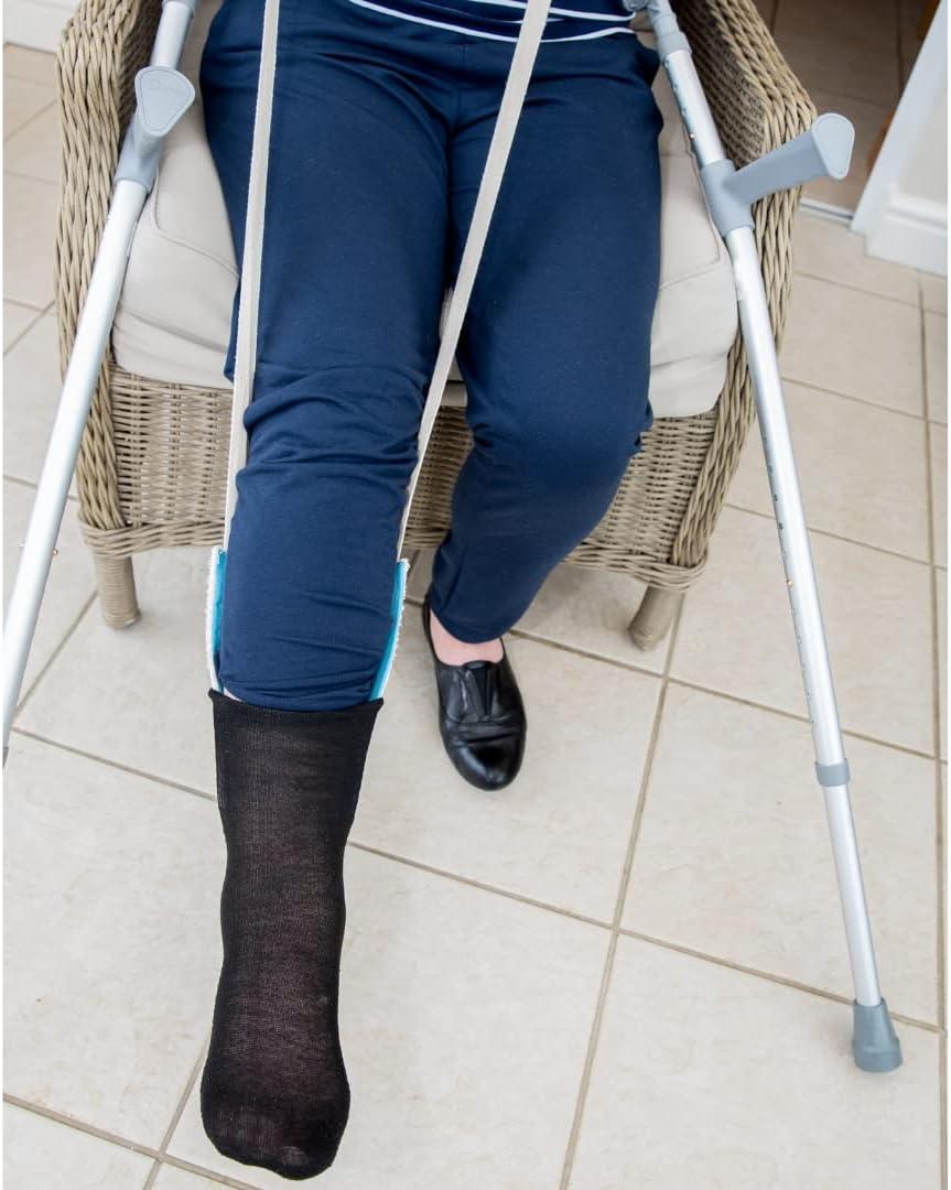 Effective Sock Puller Aid - Terry Cloth & Nylon with Long Drawstrings ...