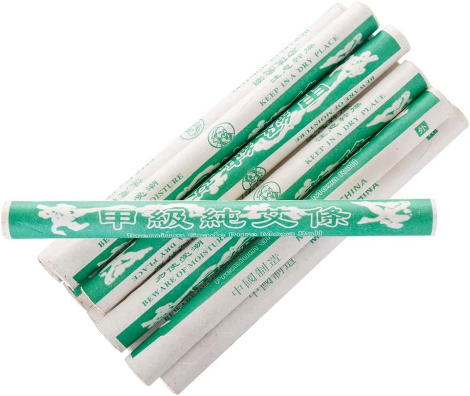Barelove Pure Moxa Rolls - Handmade Natural Mild Moxibustion Sticks for ...