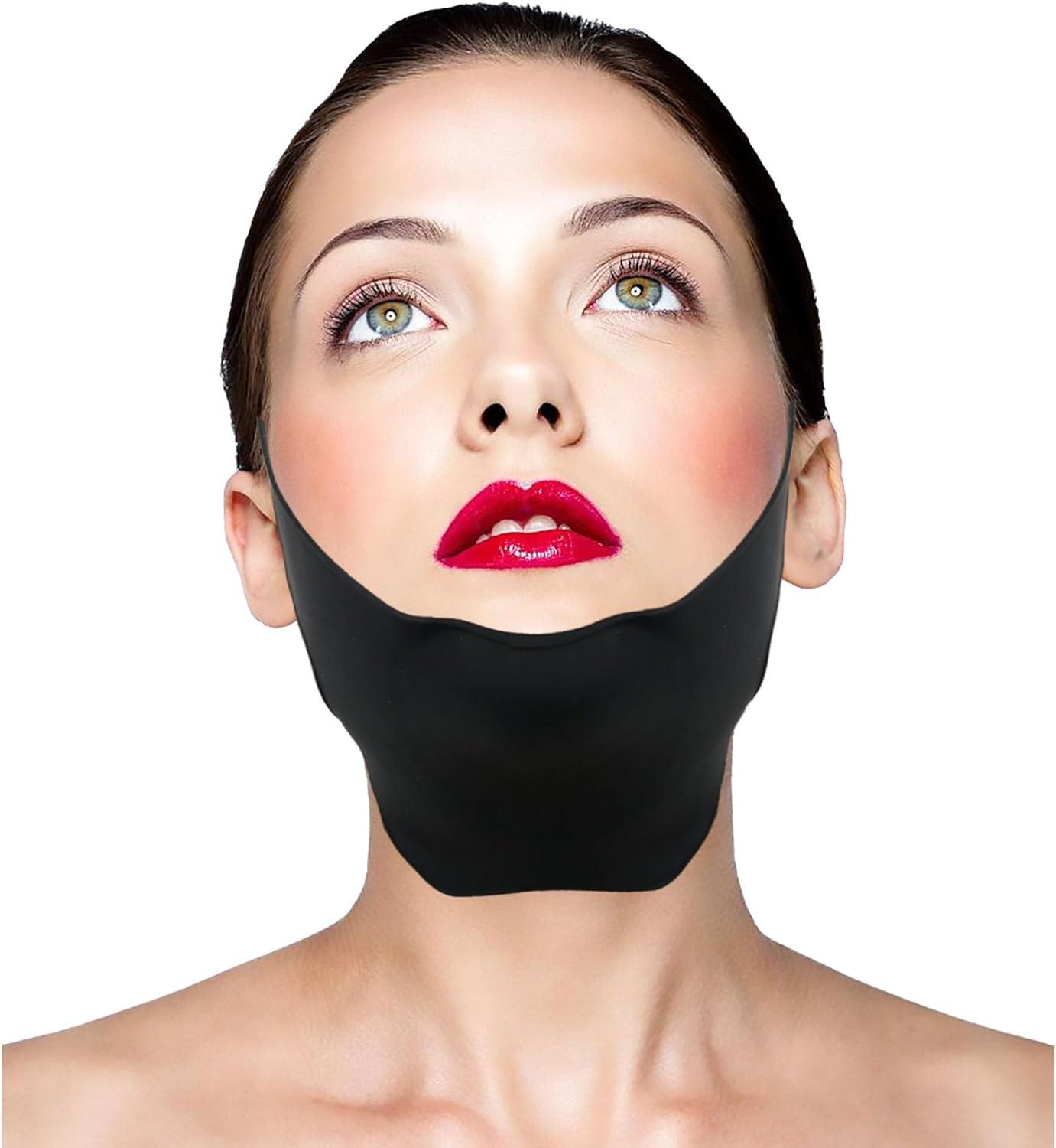 Women's Post-Surgical Chin Strap Bandage - Reusable Neck & Chin Lipo ...