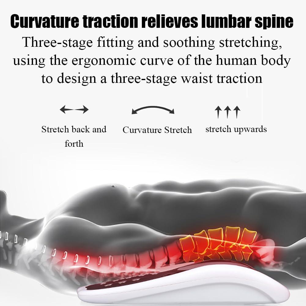 RK XKJ Electrical Lumbar Vertebrae Massage Device - Air Pressure Decompression TENS Pulse 15 ...