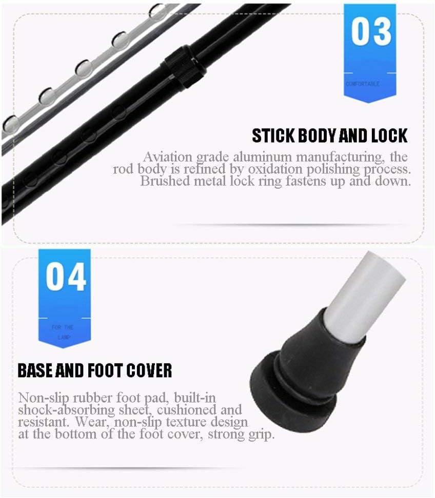 Crutch Lightweight Retractable Folded Elbow Arm Armpit Crutches ...