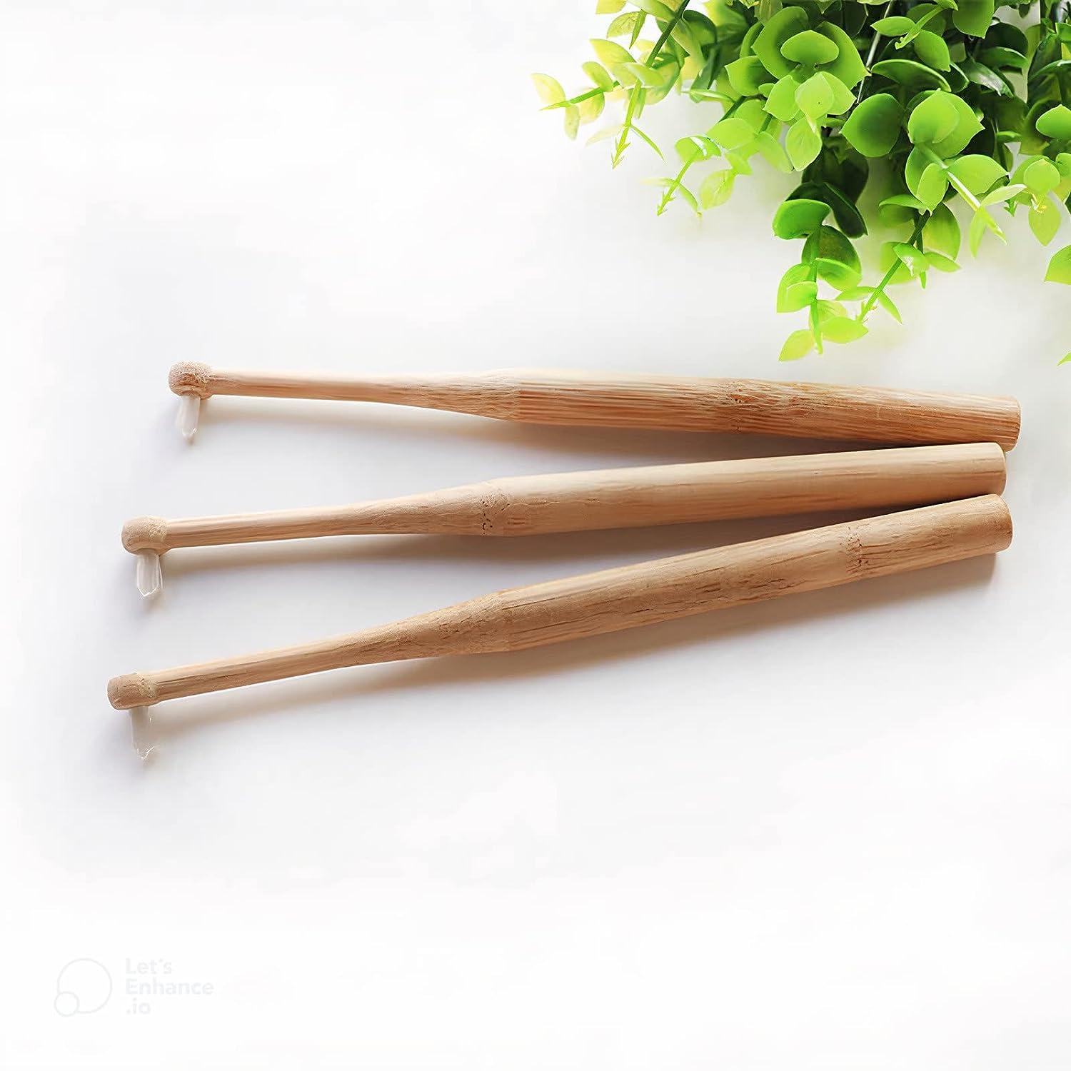 Bamboo Orthodontic Toothbrush - Single Tuft Design for Effective ...