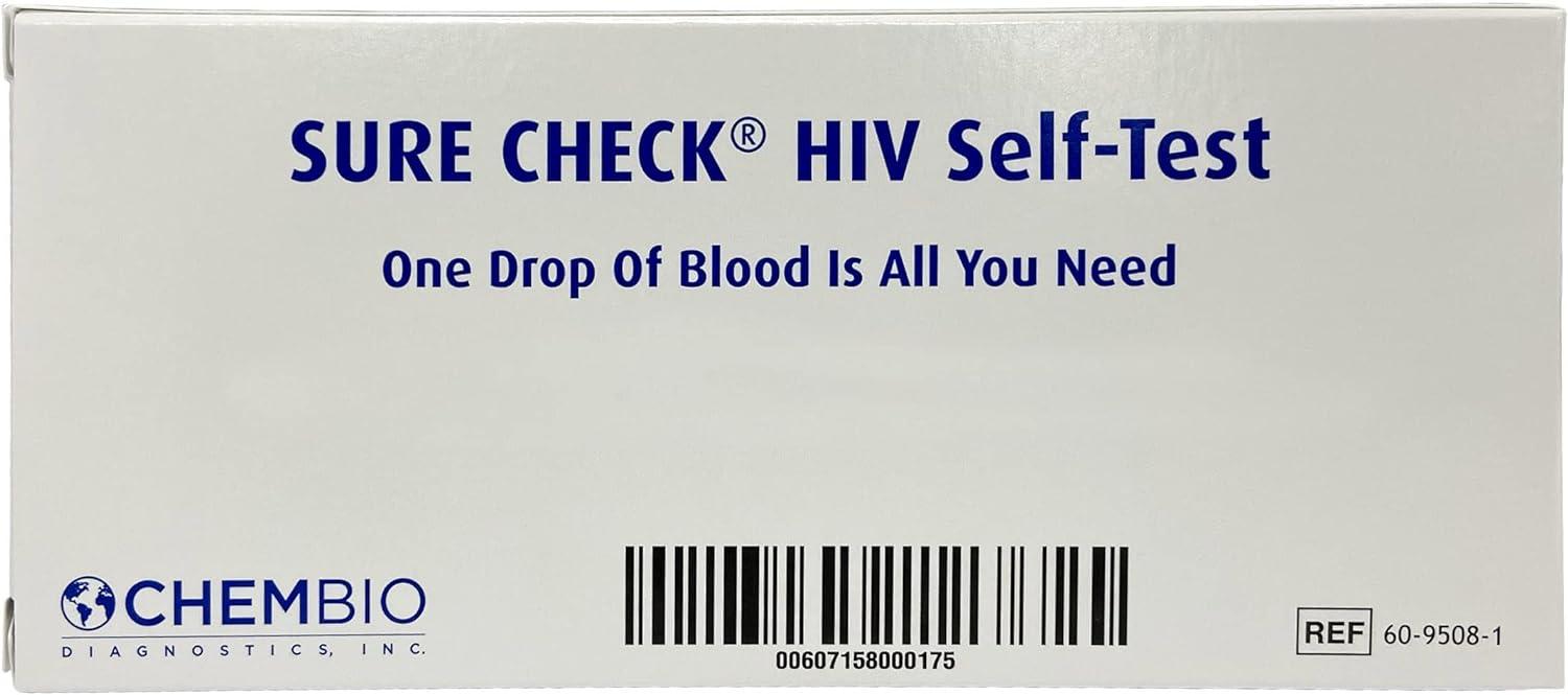 SURE CHECK HIV Test Home Test Kit 99.9% accurate result in minutes CE ...